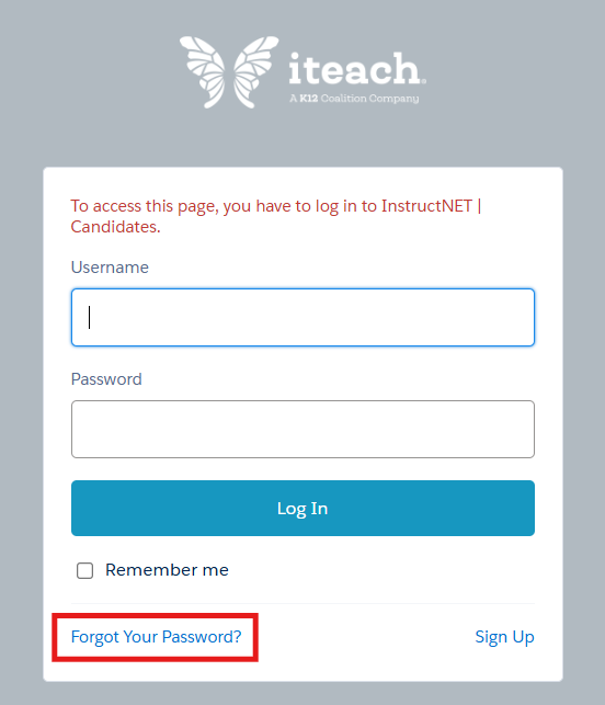 How to Reset Your iteach Account Password – iteach Help Center